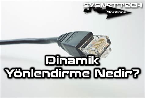 Dinamik Y Nlendirme Nedir Tan M Algoritmalar