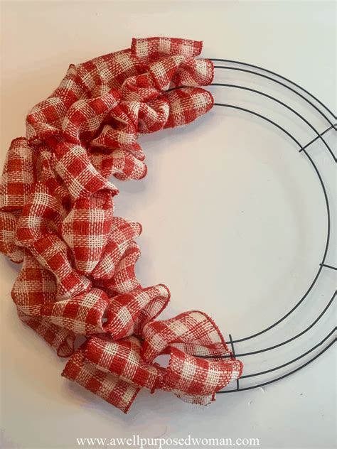 Learn How To Make A Ribbon Wreath With This Step By Step Tutorial Anyone Can Learn How To Make