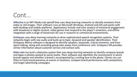 Deep Neural Networks DNN PPT