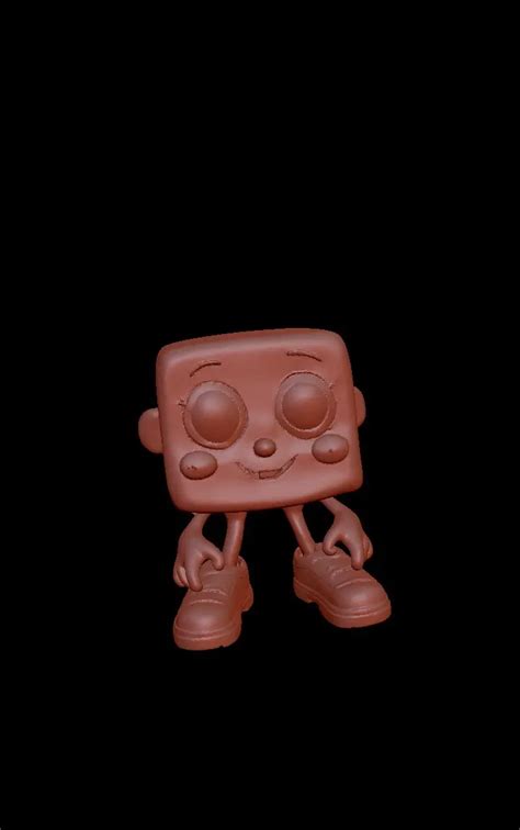 Free Characters And Creatures Stl Download Cute Cube Character 2by Katt