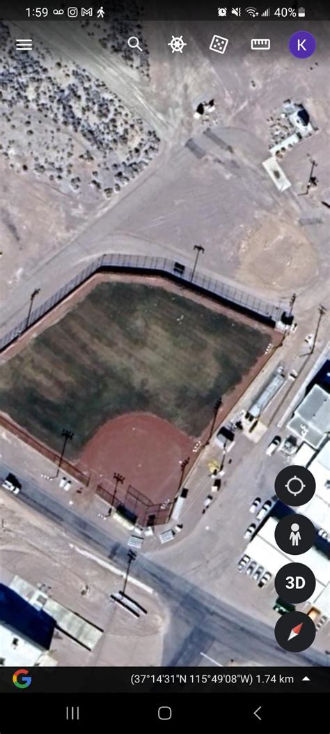 Base Ball Field In Area 51 R Area51