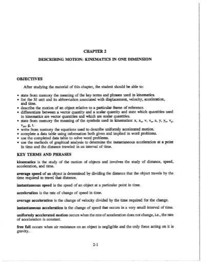 Ch2describingmotionkinematicsinonedimension