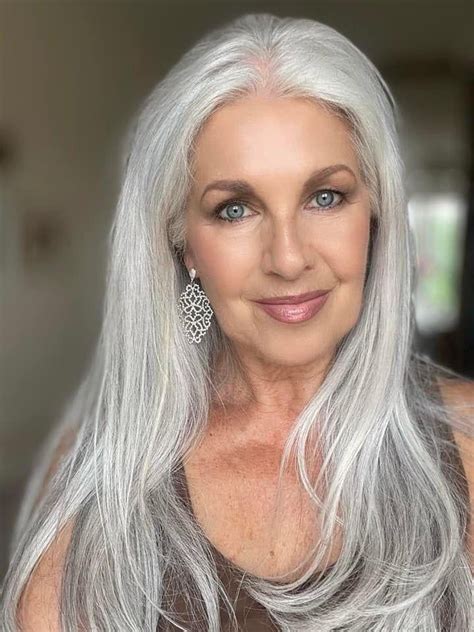 Natural White Hair Silver White Hair Long White Hair Grey Hair Color Silver Blonde Hair