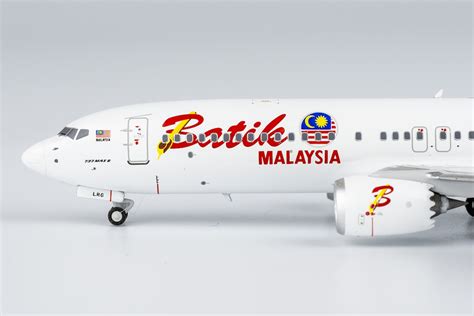 NG Models 88012 Boeing 737 MAX 8 Batik Air Malaysia Malindo Air