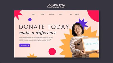 자선 템플릿 디자인 무료 Psd 파일