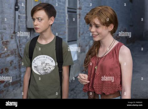 L R Jaeden Lieberher As Bill Denbrough And Sophia Lillis As Beverly