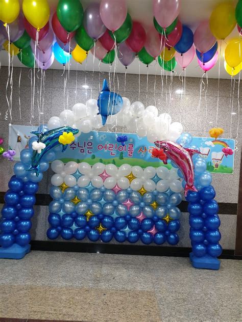 천안중앙교회 영아부 여름성경학교 포토존 풍선장식 여름성경학교 풍선장식 아이템 포토존 풍선장식 아이템 천사행사풍선장식 풍선천사이벤트