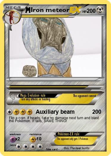 Pokémon Iron Meteor 1 1 Auxiliary Beam My Pokemon Card