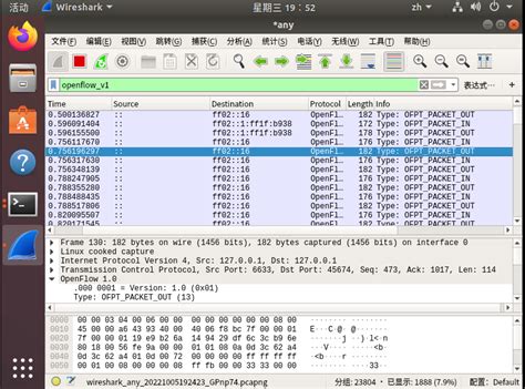 实验3：openflow协议分析实践 Lllllp 博客园