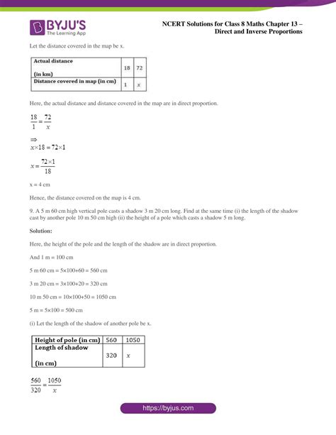Ncert Solutions For Class 8 Maths Exercise 13 1 Chapter 13 Direct And Inverse Proportions Free