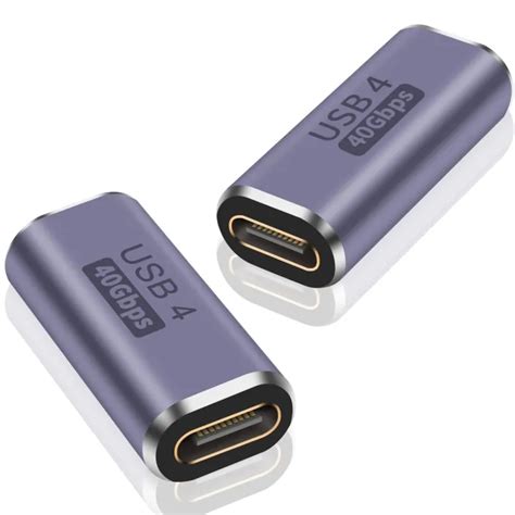 Usb C Female To Female Coupler 40gbps 32 Otg Adapter Coupler Extender