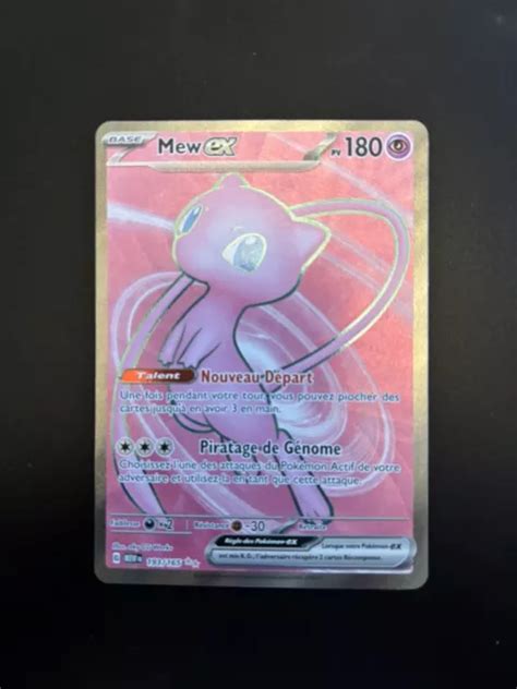 Carte PokÉmon Mew Ex Ev35 Mew Fr 151 193165 Eur 4000 Picclick Fr
