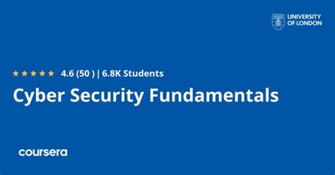 Cyber Security Fundamentals Coursya