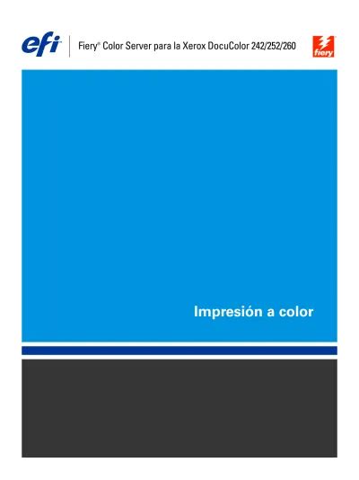 Calibración Con El Es 1000 Fiery Color Server Para La Xerox Docucolor