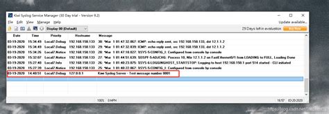 kiwi syslog日志服务器的安装及配置使用 kiwi日志 csdn博客