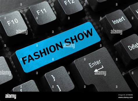 Inspiration Showing Sign Fashion Show Business Showcase Exibition That Involves Styles Of