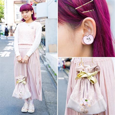Tokyo Fashion 21 Year Old Sayaka Sayalapin On The Street In Harajuku Wearing A Layered Past