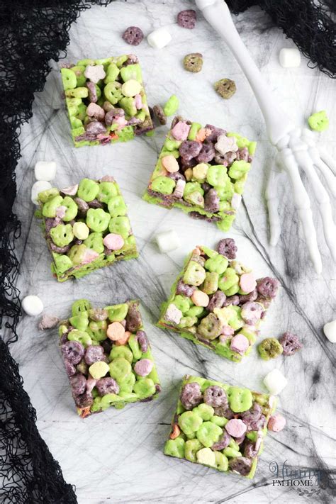 Easy No Bake Halloween Treats With Monster Mash Cereal