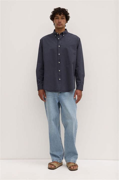 Assembly Maclean Ls Shirt True Navy Slick Willys