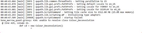 I Have An Error With Colourdeconvolution Class Usage And Issues