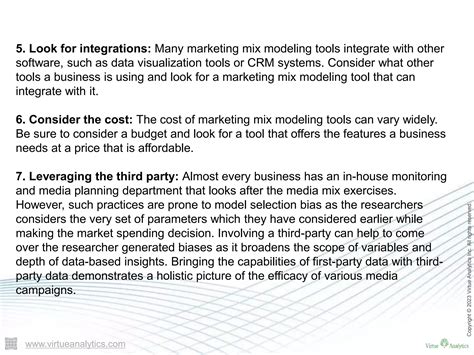 Analysis Of Marketing Mix Modeling Advantages And Disadvantages PPTX