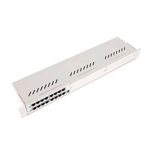 Ethernet грозозащита 8P PoE 1U гигабит 802.3af/at | Getic