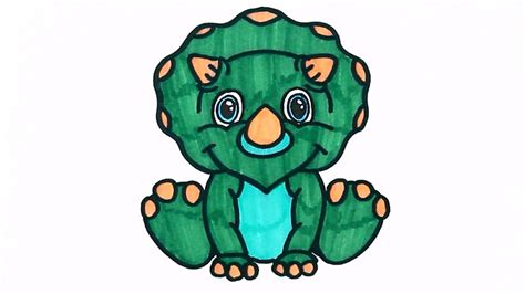 Как нарисовать динозавра мультик раскраска сказка динозавр клякса ТВ