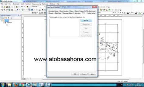 Tutorial Mapinfo Dan Arcgis Cara Membuat Grid Pada Peta
