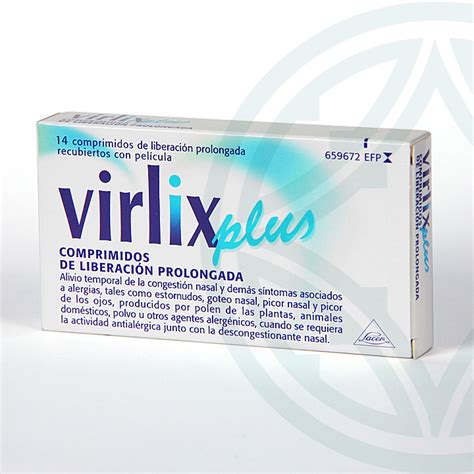 Virlix Plus 14 Comprimidos Antialérgico Farmacia Jiménez