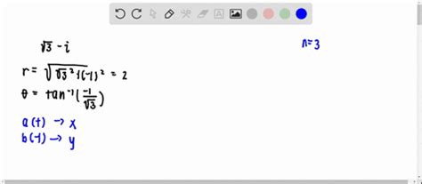 SOLVED Find The Cube Roots Of Each Complex Number Leave The Answers In Trigonometric Form Then