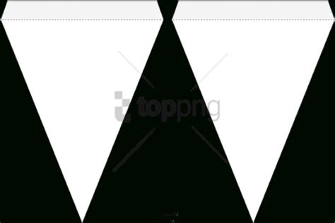 Triangle Pennant Banner Template