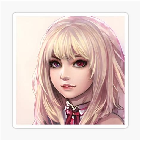 White Hair Anime Girl Sticker For Sale By Animegirlnft Redbubble