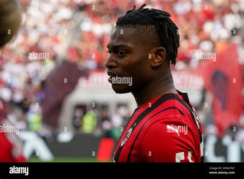 Rafael Leao Of Ac Milan During Ac Milan Against Atalanta Bergamasca Calcio Serie A At Stadio
