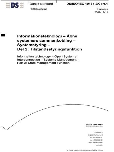 DS ISO IEC 10164 2 Corr 1 2002 Information Technology Open Systems Interconnection Systems