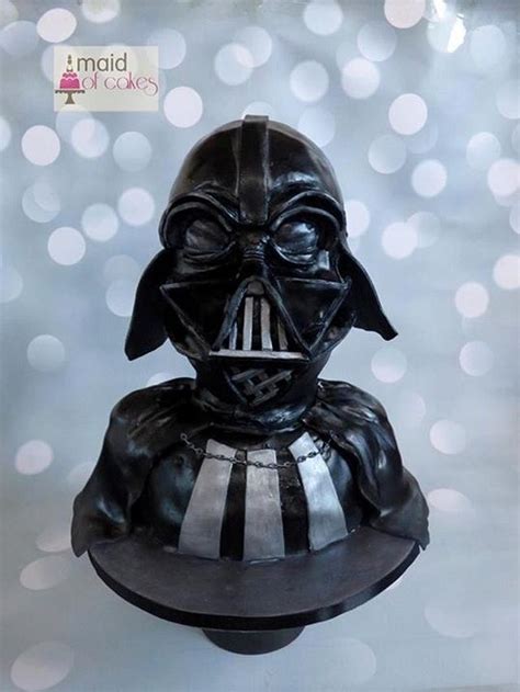 Darth Vader Bust Cake May The Sugar Force Be With You CakesDecor