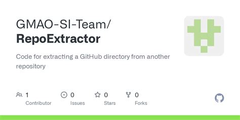 Github Gmao Si Teamrepoextractor Code For Extracting A Github Directory From Another Repository