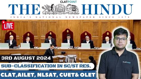 The Hindu News Paper Daily Analysis 3rd August 2024 Current Affairs