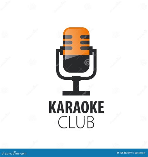 Karaoke Del Logotipo Del Vector Ilustración del Vector Ilustración de musical radio