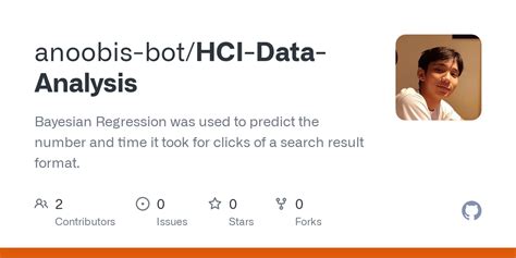 GitHub Anoobis HCI Data Analysis Bayesian Regression Was Used To Predict The Number And