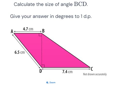 Calculate The Size Of Angle Bcd Give Your Studyx