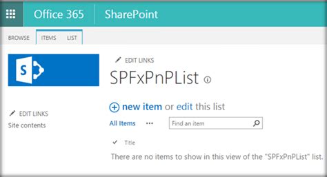 Sharepoint List Creation Using Pnp Js And Spfx