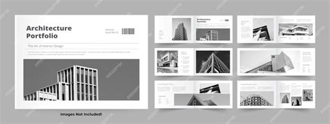 Premium Vector Architecture Portfolio Company Portfolio Architecture Portfolio With Cover Back