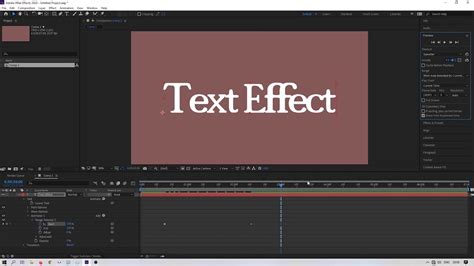 Adobe After Effect Tutorial Top 5 Text Effect Youtube