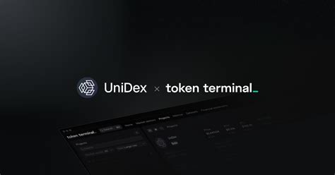 Unidex Overview Token Terminal