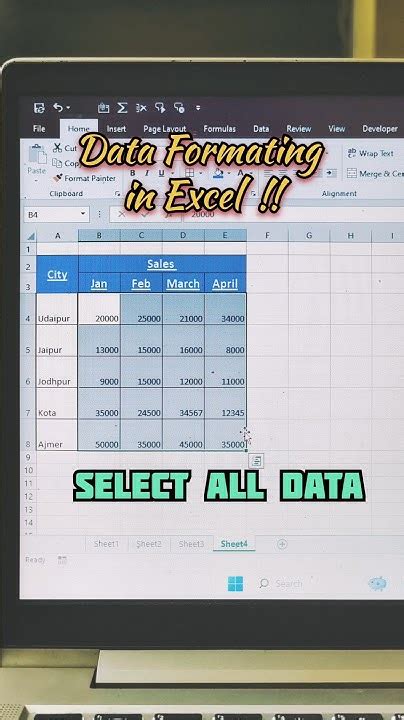 Data Formating In Excel Excel Exceltips Exceltricks Shorts