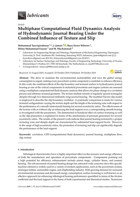 Pdf Multiphase Computational Fluid Dynamics Analysis Of Hydrodynamic