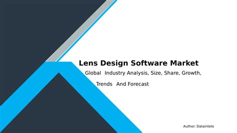 Lens Design Software Market Report Global Forecast From 2025 To 2033