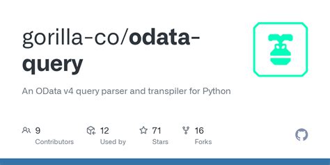 Github Gorilla Coodata Query An Odata V4 Query Parser And