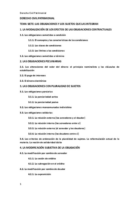 Tema Siete De Derecho Civil Patrimonialpdf