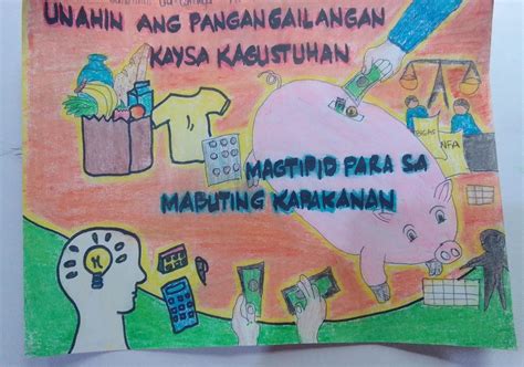 Poster Slogan Tungkol Sa Ekonomiya Ng Pilipinas Filipino Wika Ng Jethro Jeff